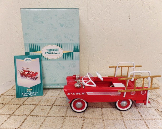 Hallmark 1995 Kiddie Car Classics 1962 Murray Super Deluxe Fire Truck ...