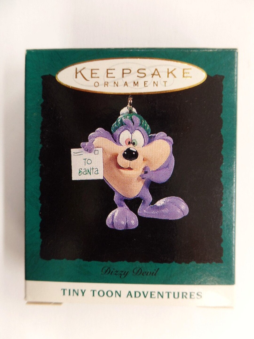 Hallmark Dizzy Devil Miniature Christmas Ornament 1994 NOS Feather Tree ...