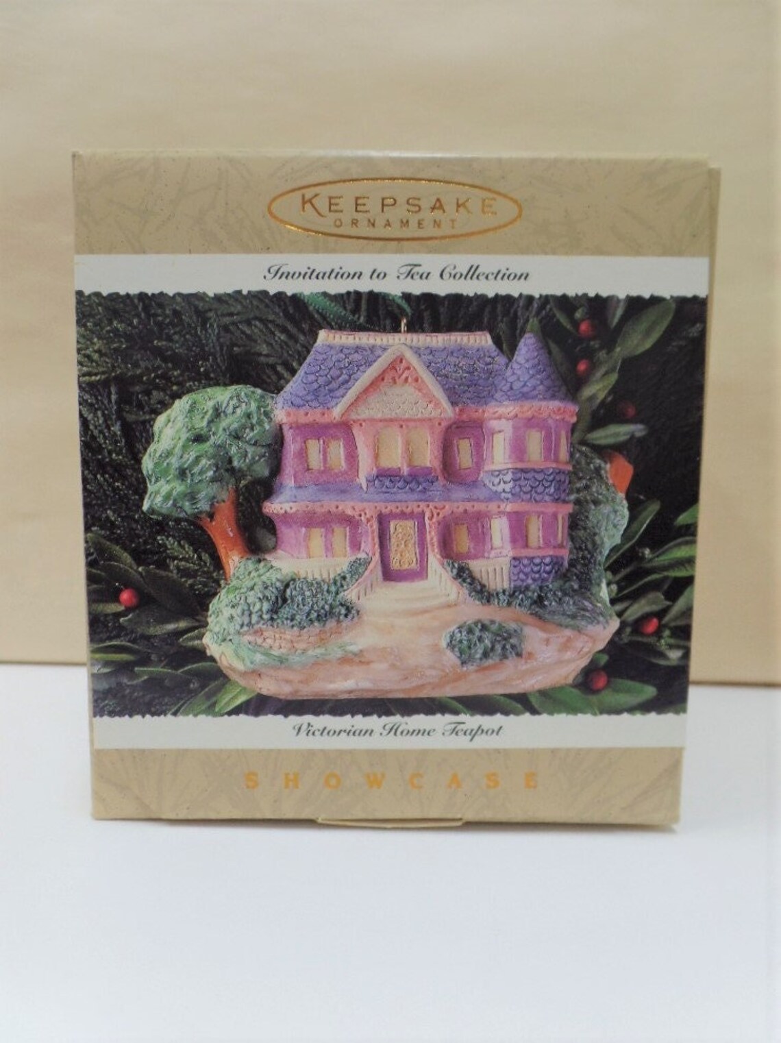 Hallmark Victorian Home Teapot Christmas Ornament 1995 NOS - Etsy