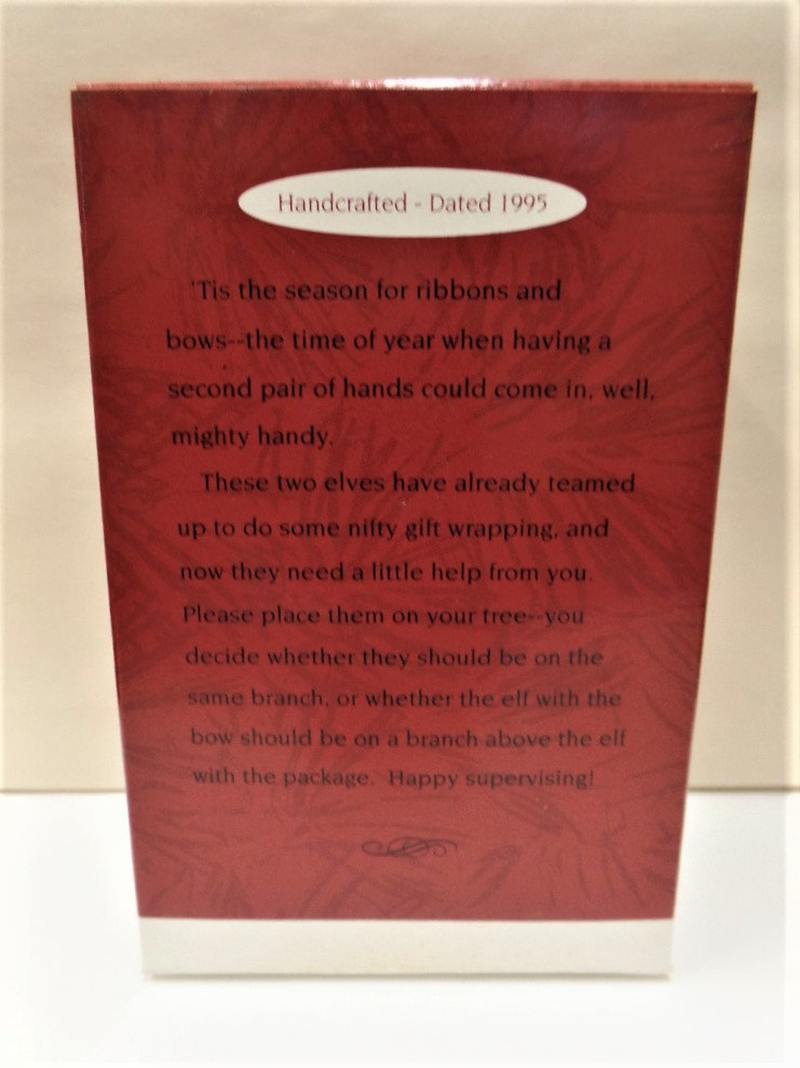 Hallmark Happy Wrappers Christmas Ornament 1995 NOS NRFB Set - Etsy