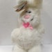 Vintage 1983 Heartline Snuggables White Easter Bunny Plush Toy - Etsy