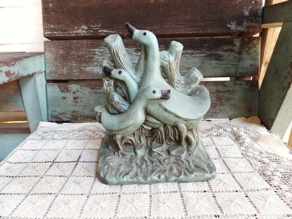 Vintage Cast Iron Duck Door Stop | Etsy