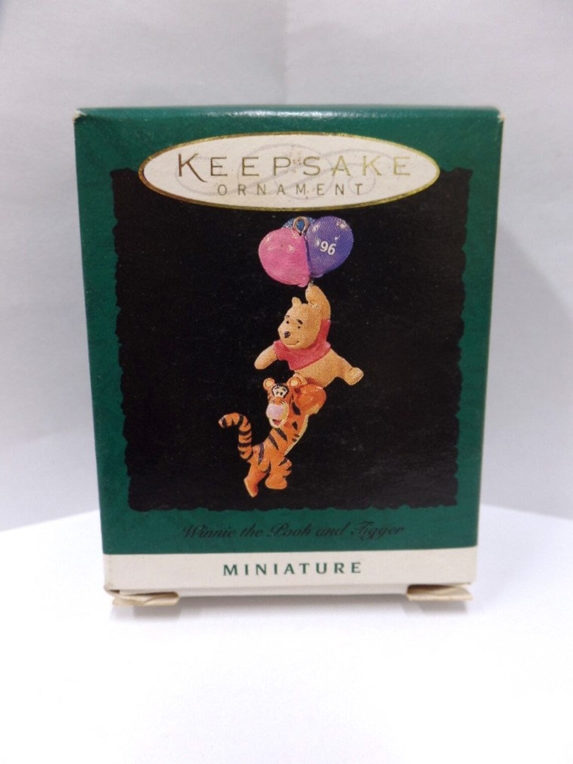 Hallmark Winnie the Pooh and Tigger Miniature Christmas Ornament 1996 ...