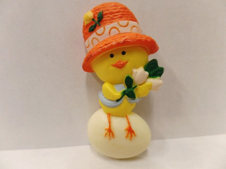 Vintage Hallmark Chickory Chick Easter Lapel Pin 1975 NOS - Etsy