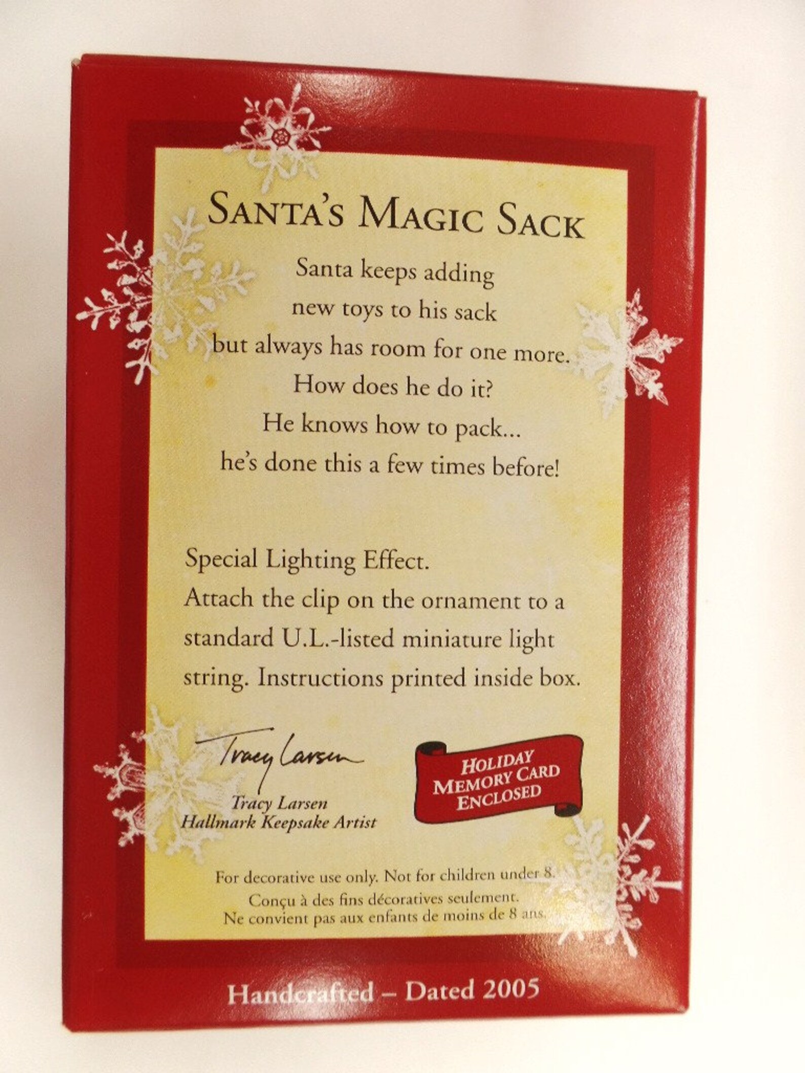 Hallmark Santa's Magic Sack Christmas Ornament NRFB - Etsy