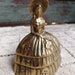 Vintage Solid Brass Southern Lady Bell - Etsy