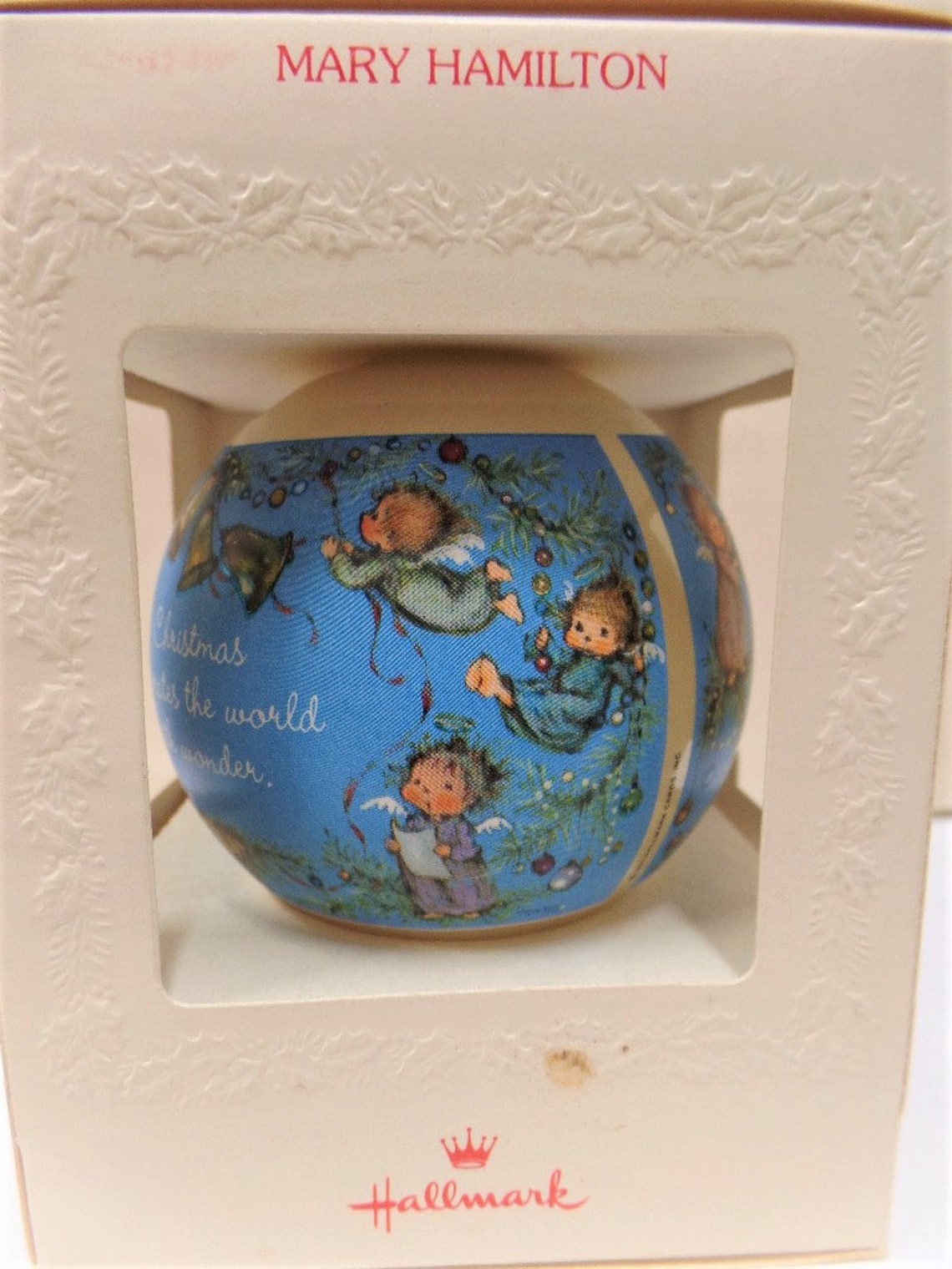 Hallmark Mary Hamilton Satin Ball Ornament 1981 NRFB New Baby - Etsy