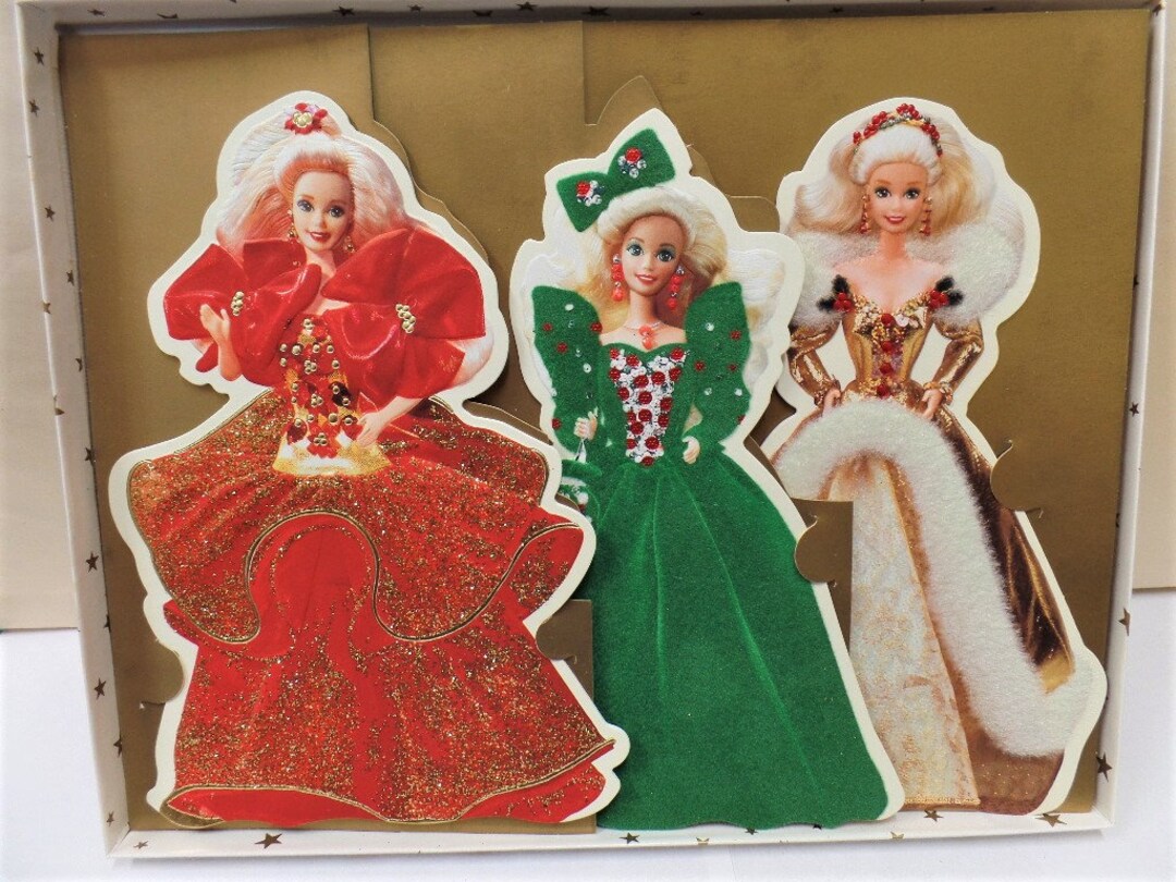 Vintage Set of Three Hallmark Barbie Displayable Greeting Cards 1995 ...
