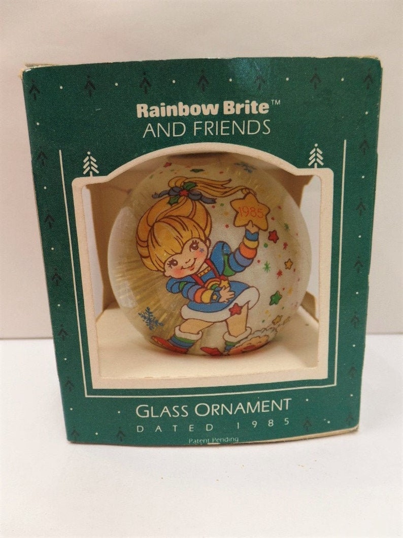 Hallmark Rainbow Brite and Friends Glass Christmas Ornament - Etsy