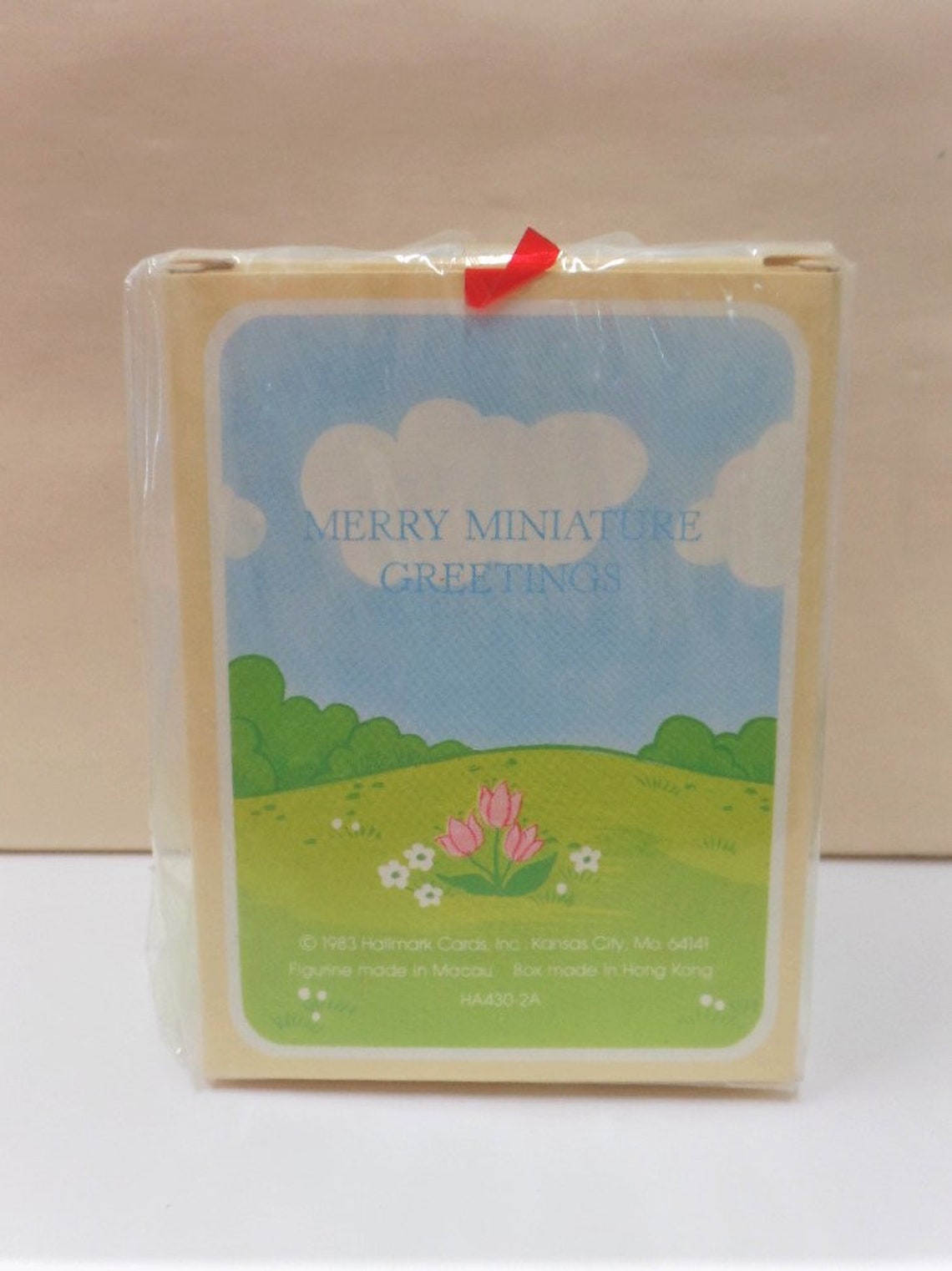 Vintage Hallmark Rabbit Merry Miniature Greetings 1984 NOS | Etsy