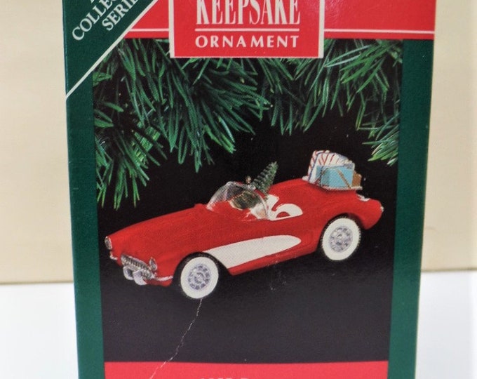 Hallmark 1957 Corvette Christmas Ornament 1st in Series 1991 - Etsy