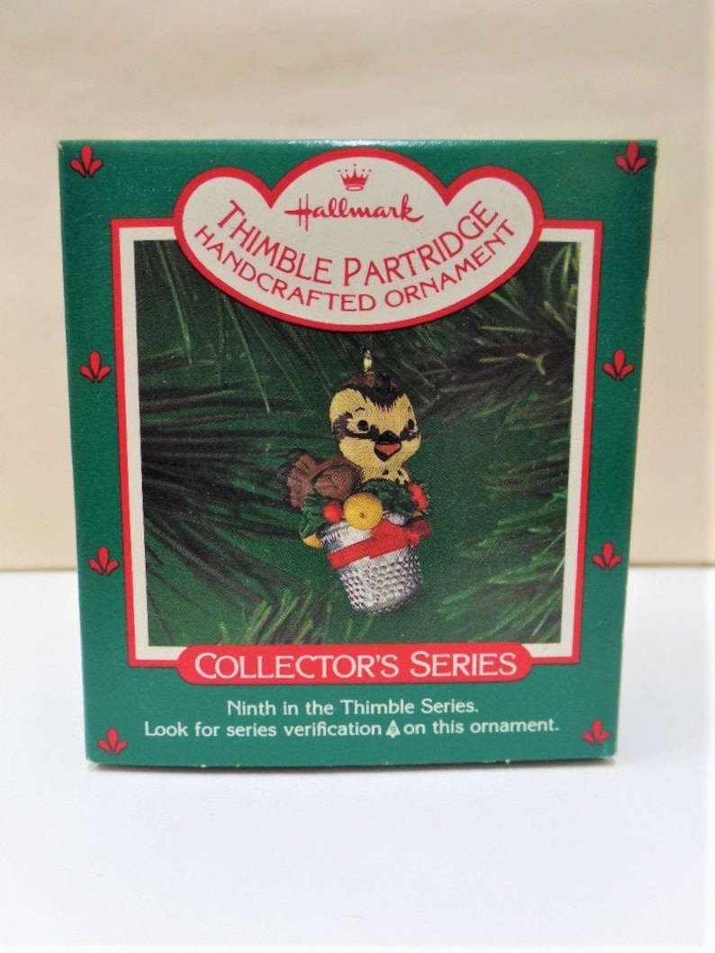 Hallmark Thimble Partridge Christmas Ornament 1986 NOS 9th in - Etsy