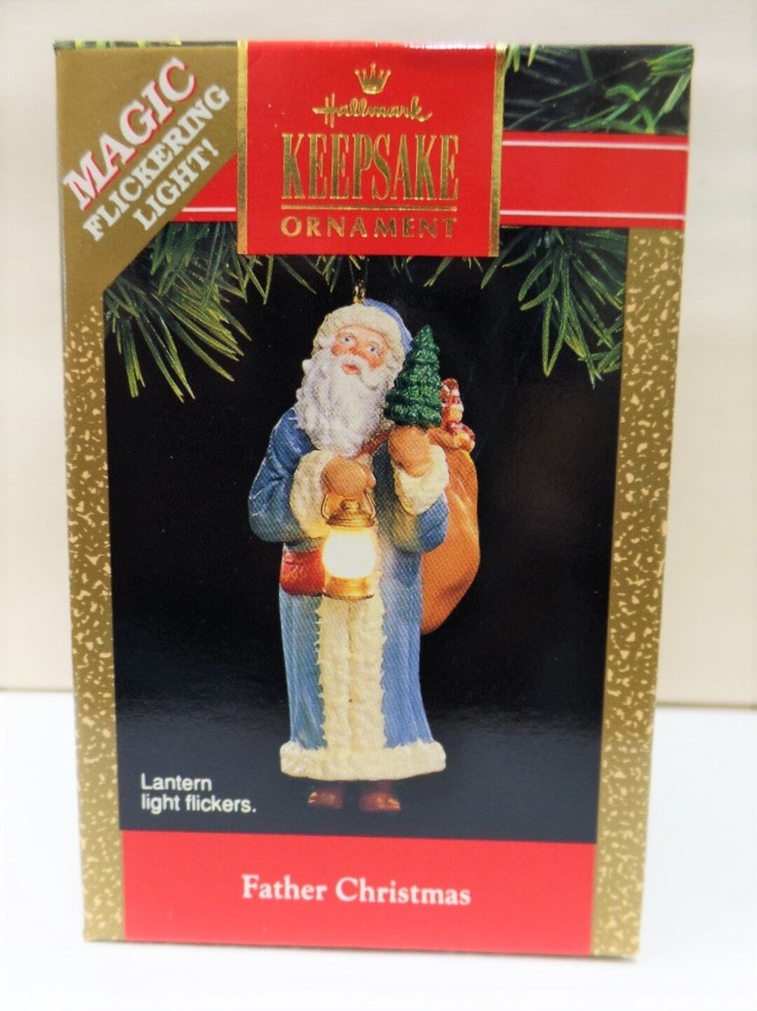 Hallmark Father Christmas Magic Christmas Ornament NOS 1991 NRFB ...