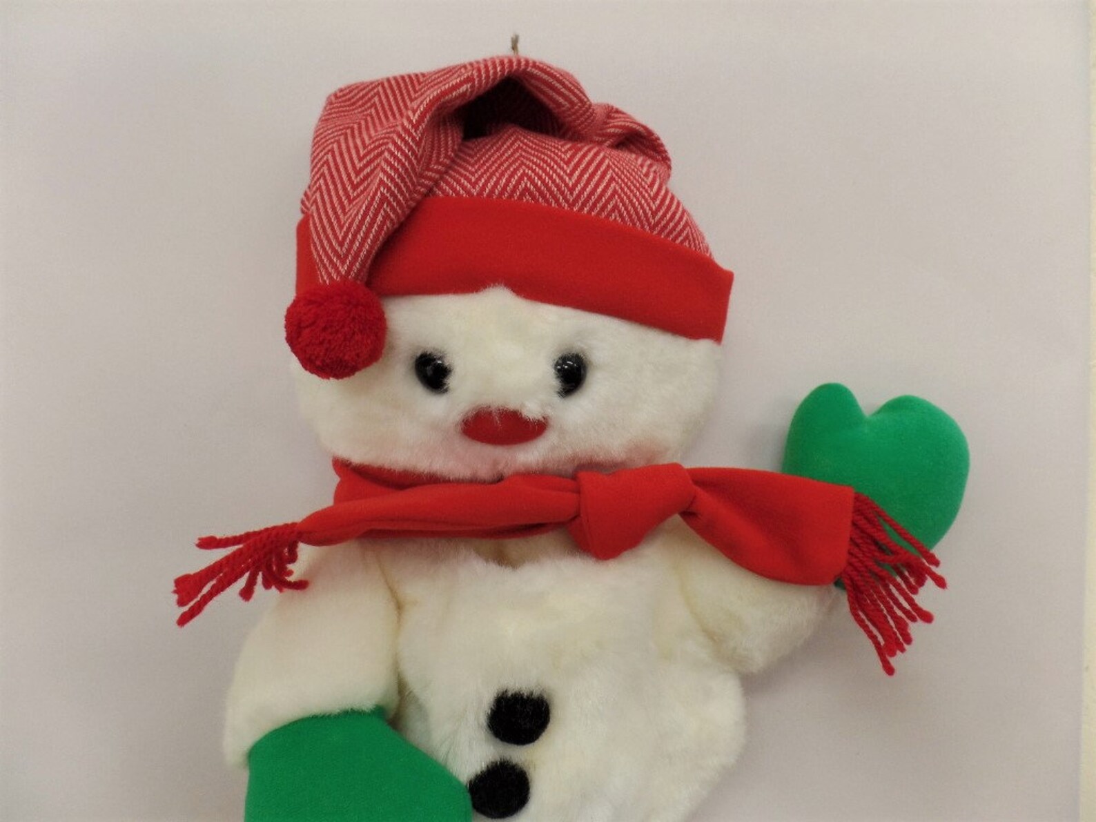 Vintage Hallmark Snowman Stuffables Christmas Stocking 1985 - Etsy