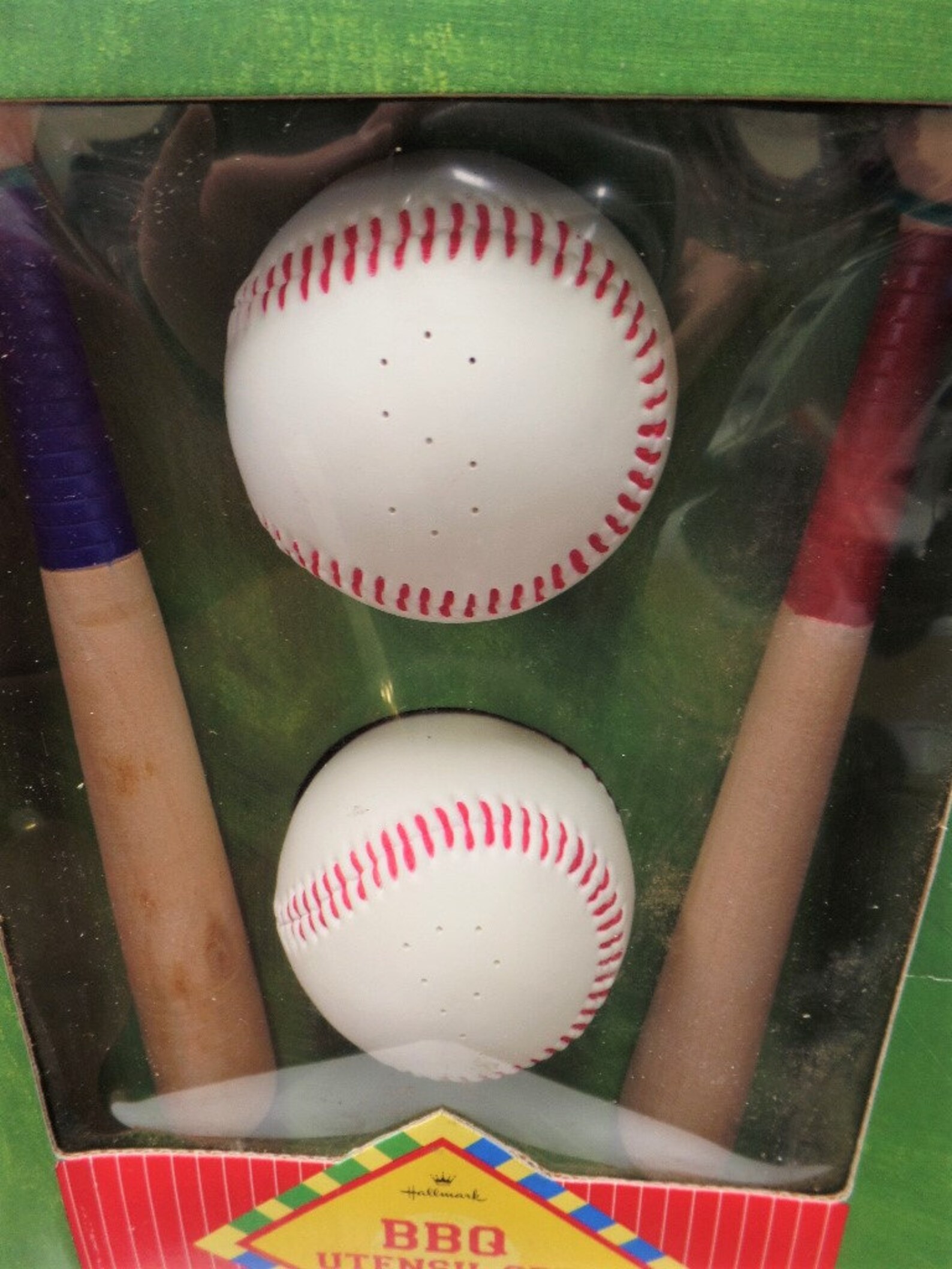 Hallmark BBQ Utensil Set NOS Unopened Package Baseball Theme | Etsy