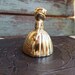 Vintage Solid Brass Lady Bell - Etsy
