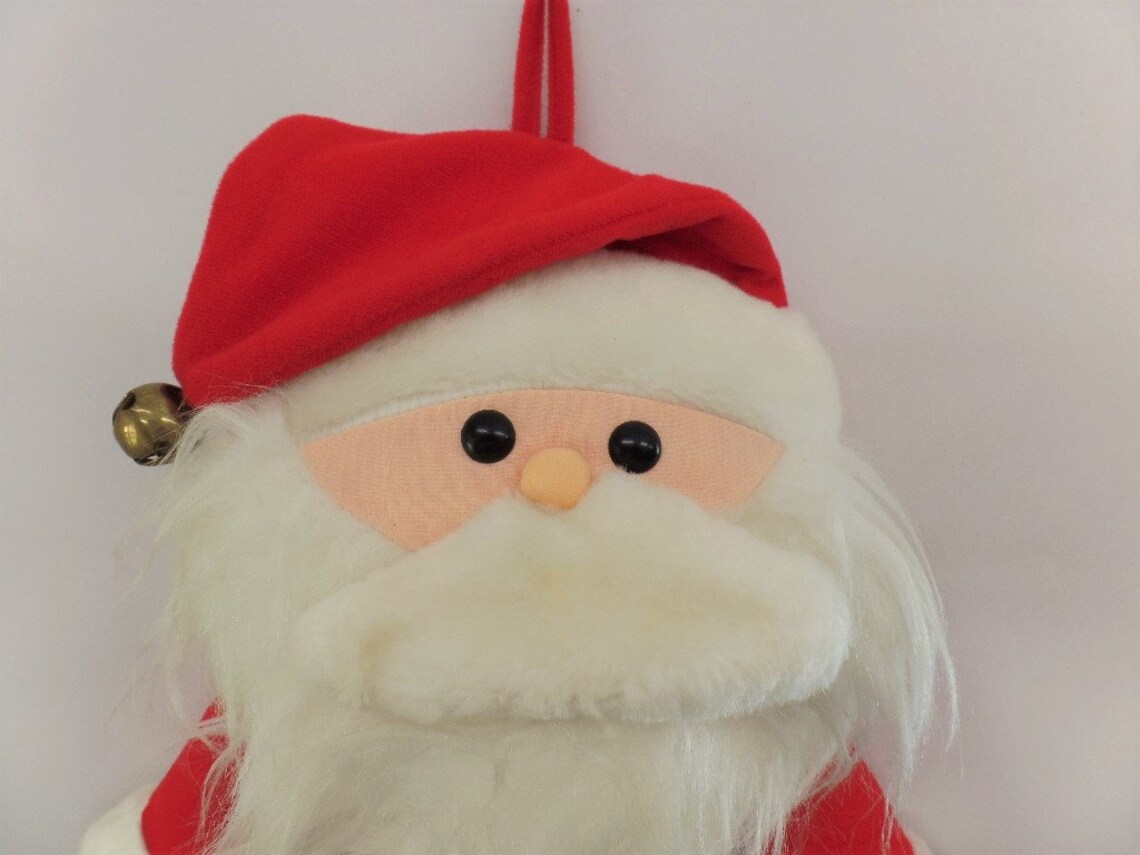 Vintage Hallmark Santa Claus Stuffables Christmas Stocking | Etsy