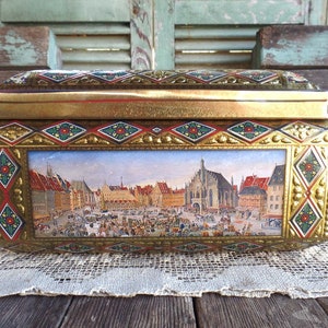 Extra Large Vintage German Cookie Tin Lebkuchen Schmidt - Etsy