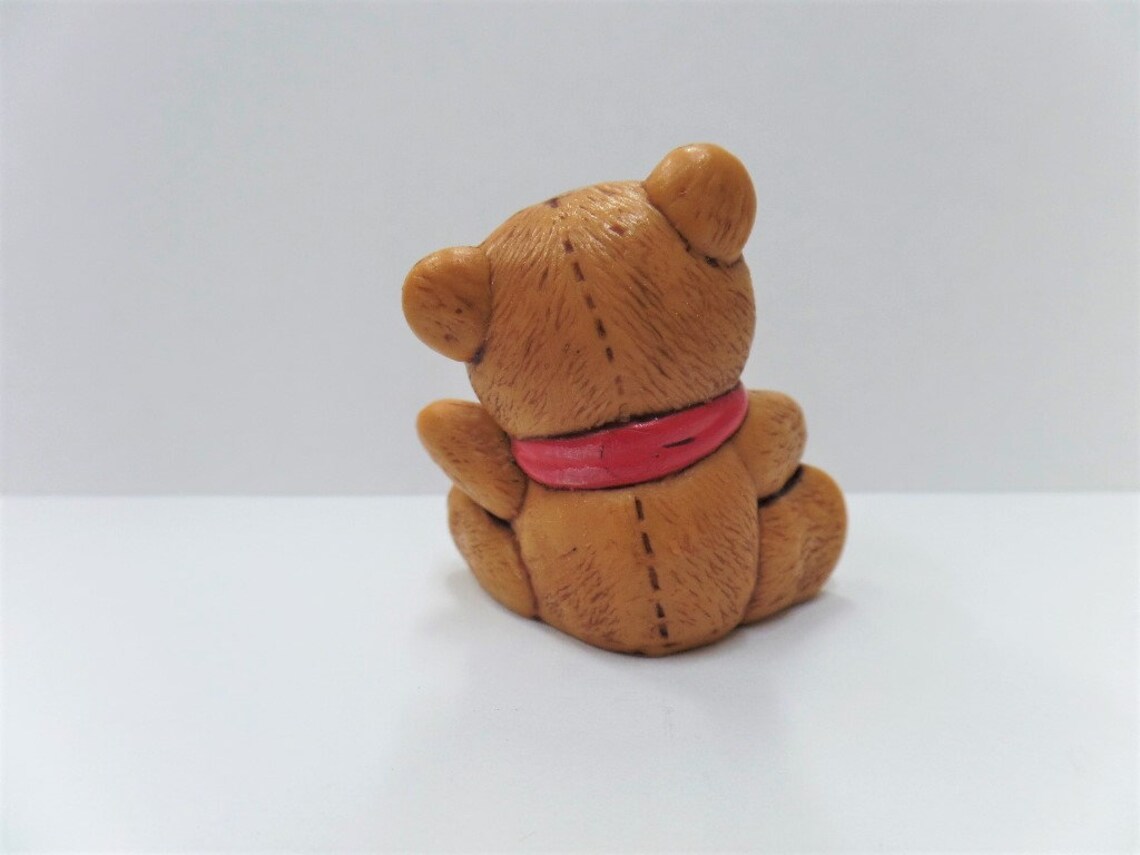 Vintage Hallmark Ginger Bear Christmas Merry Miniature 1987 NOS Cute ...