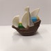 Vintage Hallmark Santa Maria Ship Christmas Merry Miniature 1992 NOS - Etsy