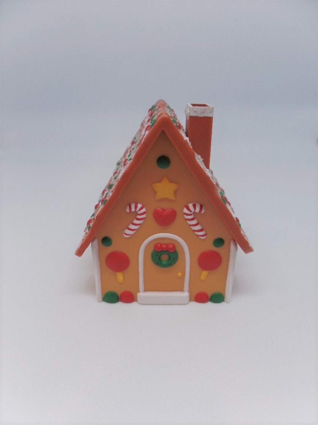 Vintage Hallmark House Christmas Merry Miniature Container 1987 NOS ...