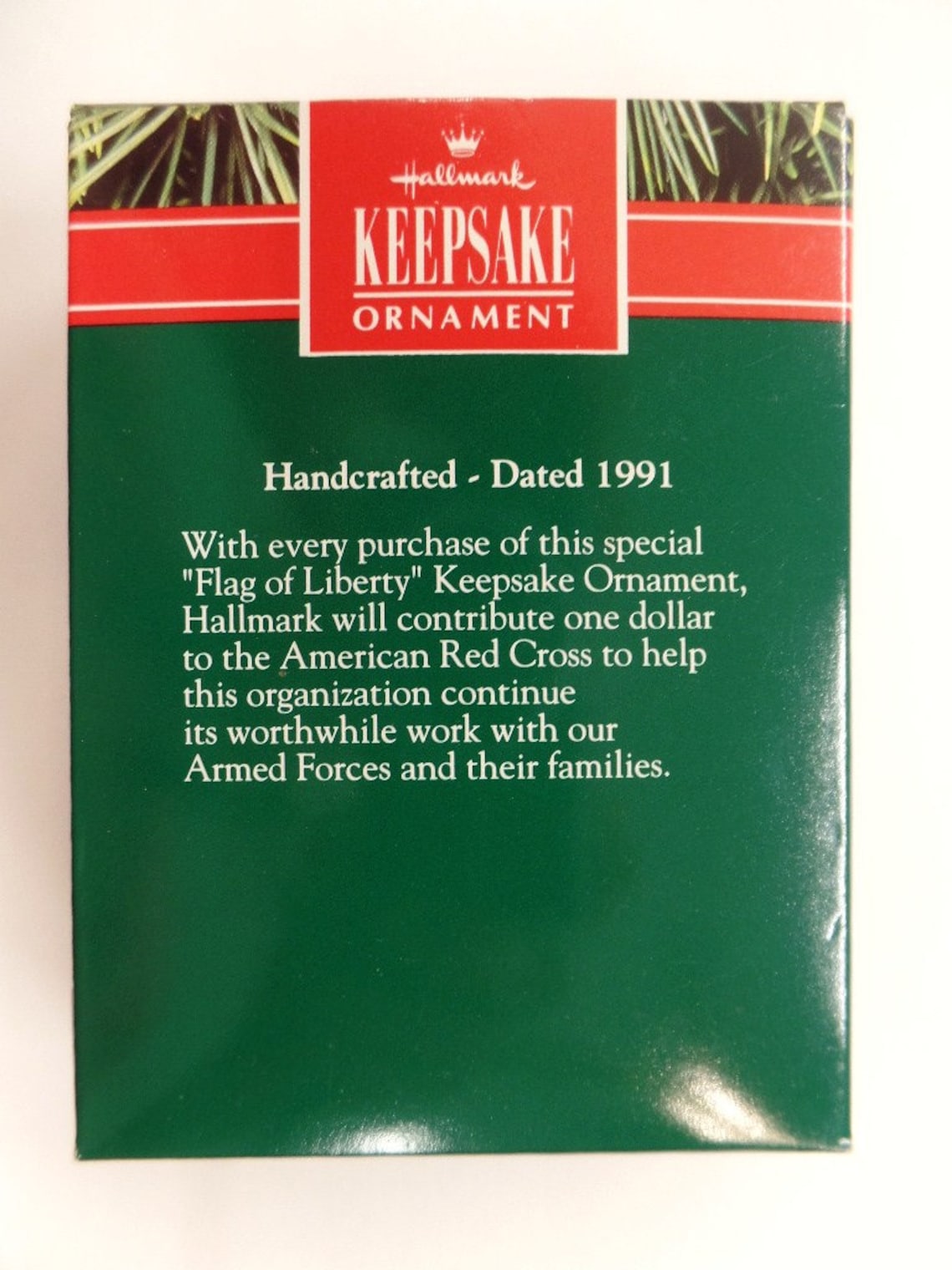 Hallmark Flag of Liberty Christmas Ornament 1991 NOS American - Etsy