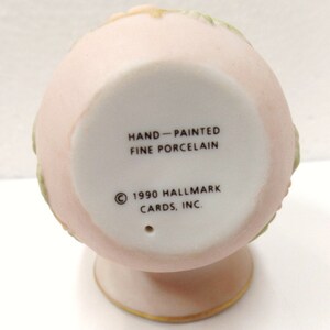 Hallmark Apple Blossom Porcelain Egg With Stand 1990 Hand-painted - Etsy