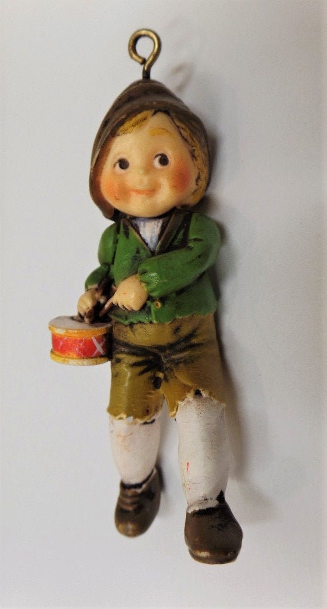 Hallmark Drummer Boy Ornament 1975 NB Handpainted Adorable Adornments ...