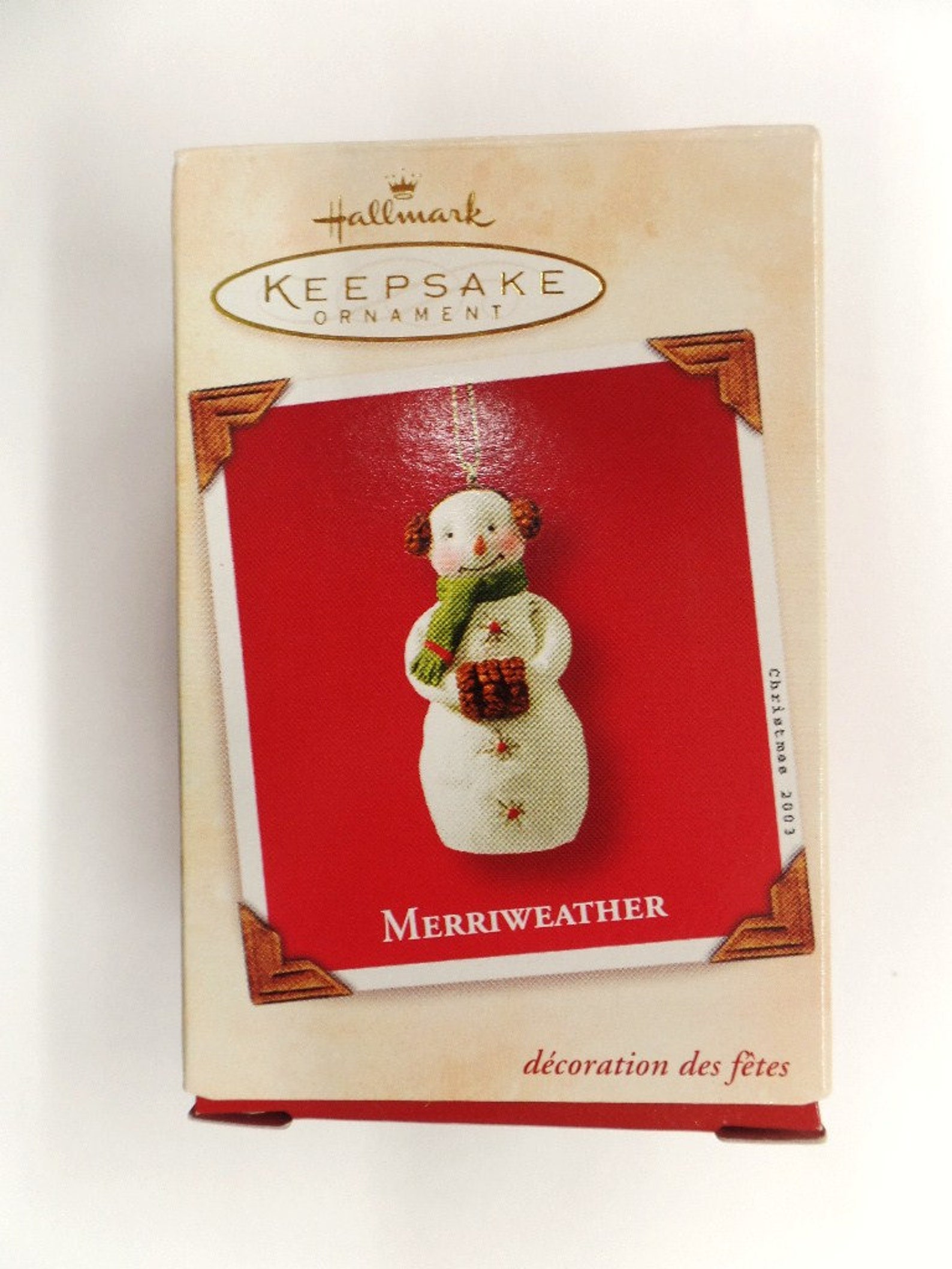 Hallmark Merriweather Christmas Ornament NRFB Snowgirl - Etsy