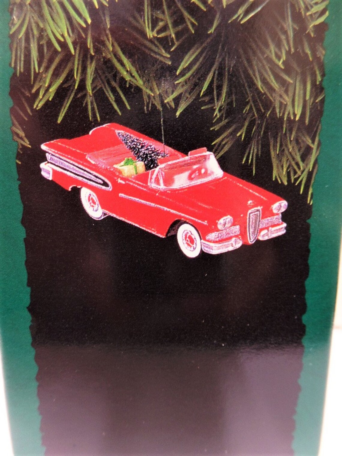 Hallmark 1958 Ford Edsel Citation Convertible Christmas Ornament 1995 ...