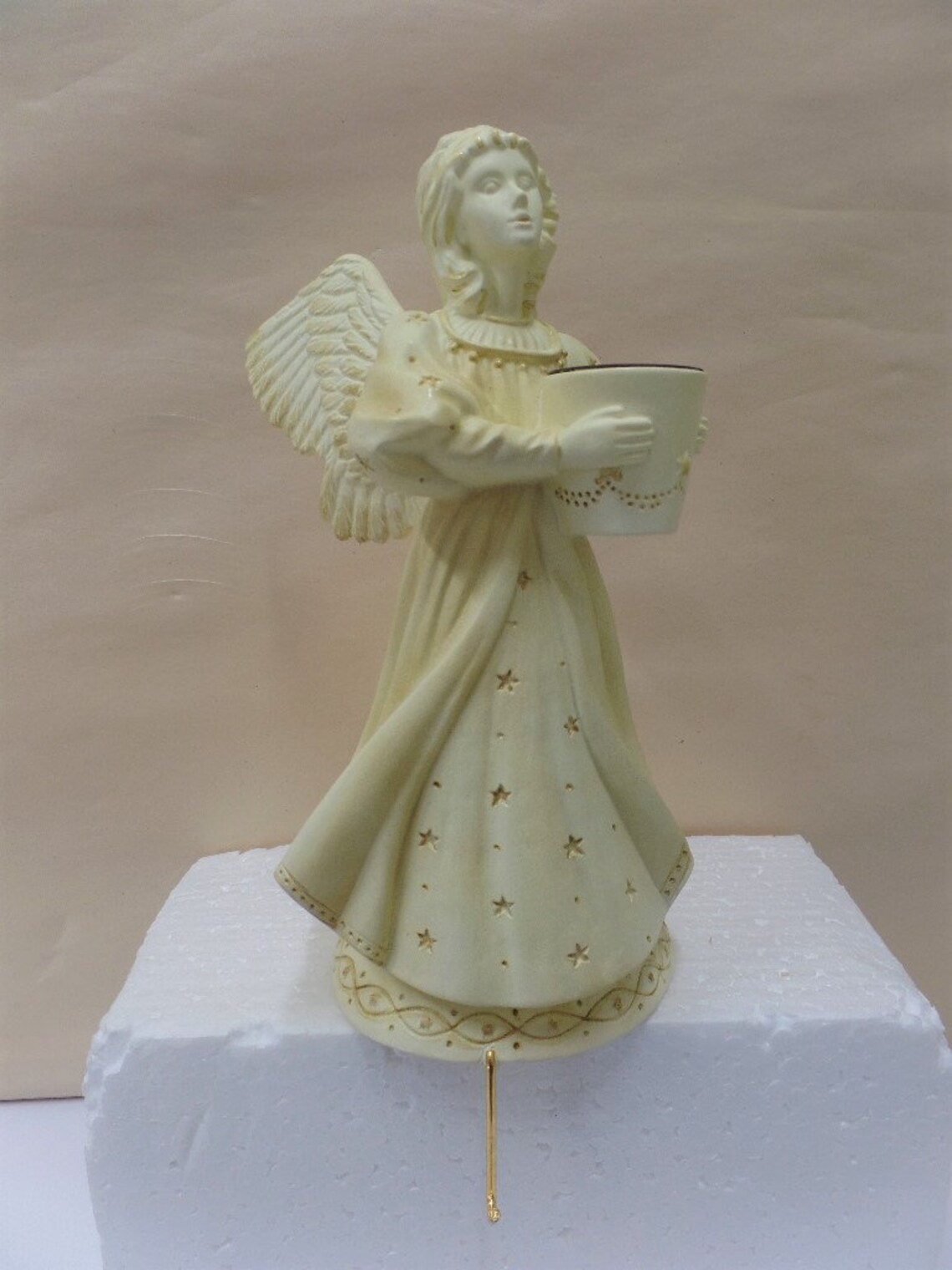 Vintage Hallmark Angel Stocking Hanger 1992 NOS RARE Candle | Etsy