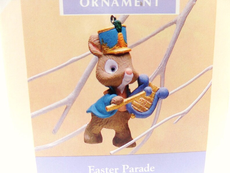 Hallmark Easter Parade Easter Ornament 1993 NOS 2nd in Series Bunny ...