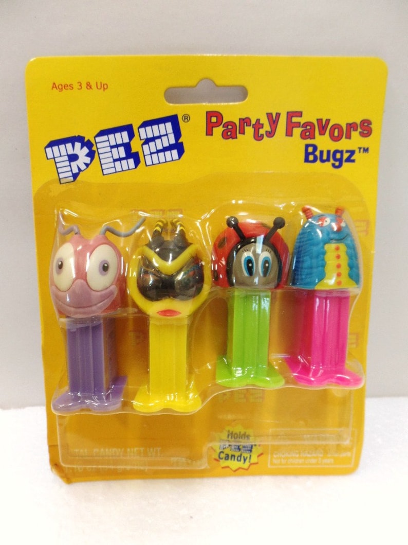 Vintage Pack of 4 Pez Party Favors Bugz Candy Dispensers | Etsy