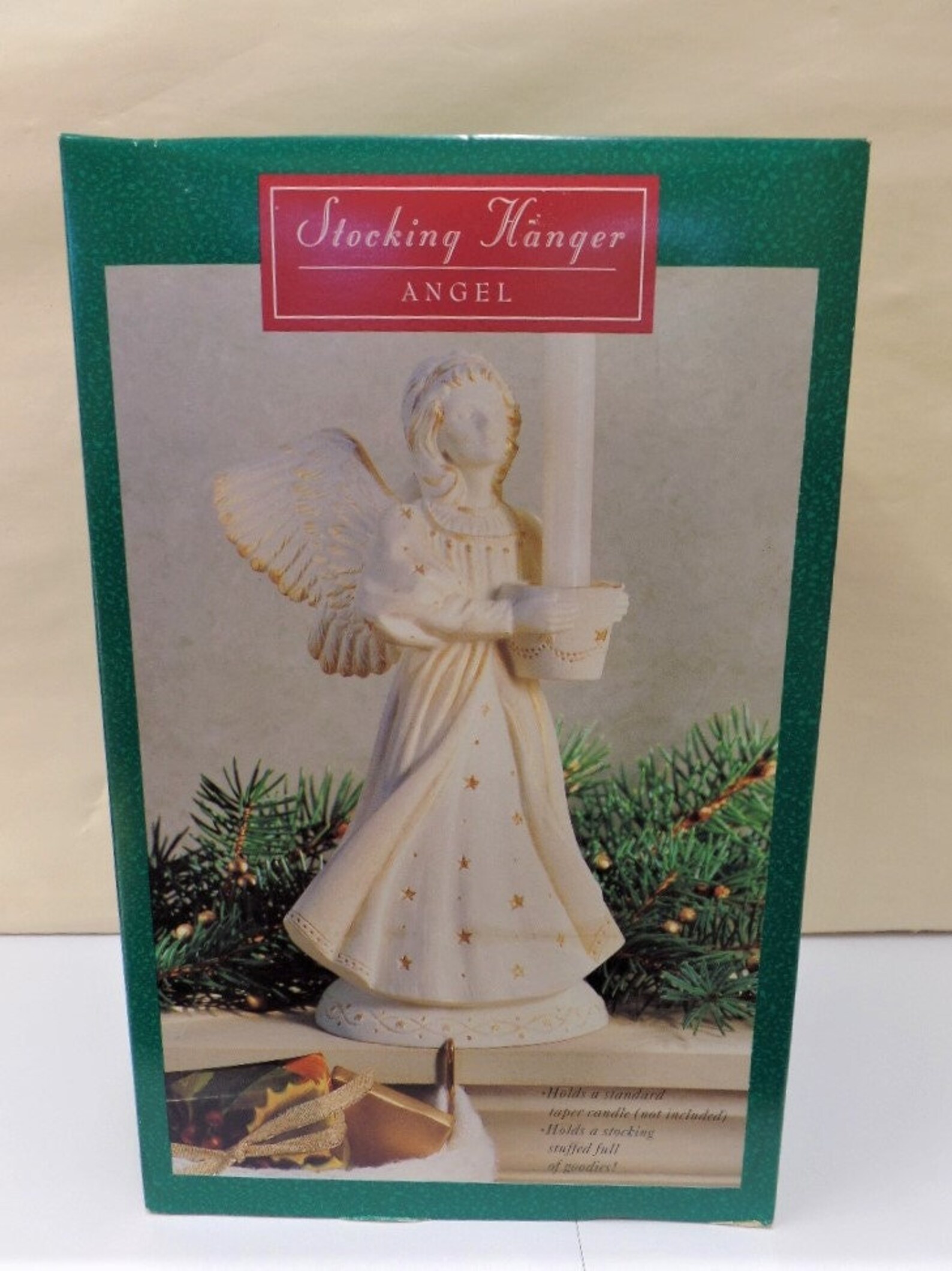 Vintage Hallmark Angel Stocking Hanger 1992 NOS RARE Candle | Etsy