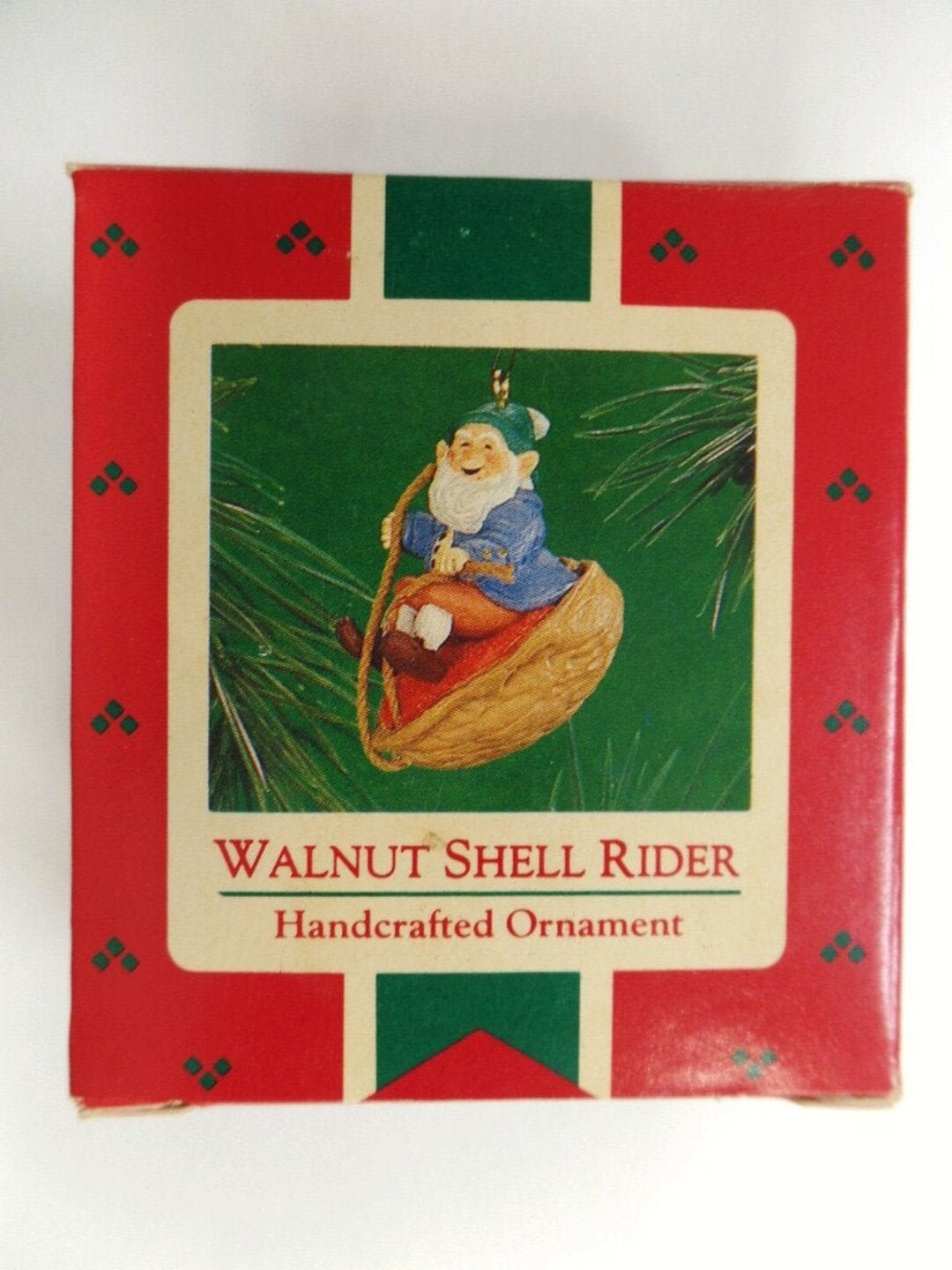 Hallmark Walnut Shell Rider Christmas Ornament 1986 New Elf - Etsy