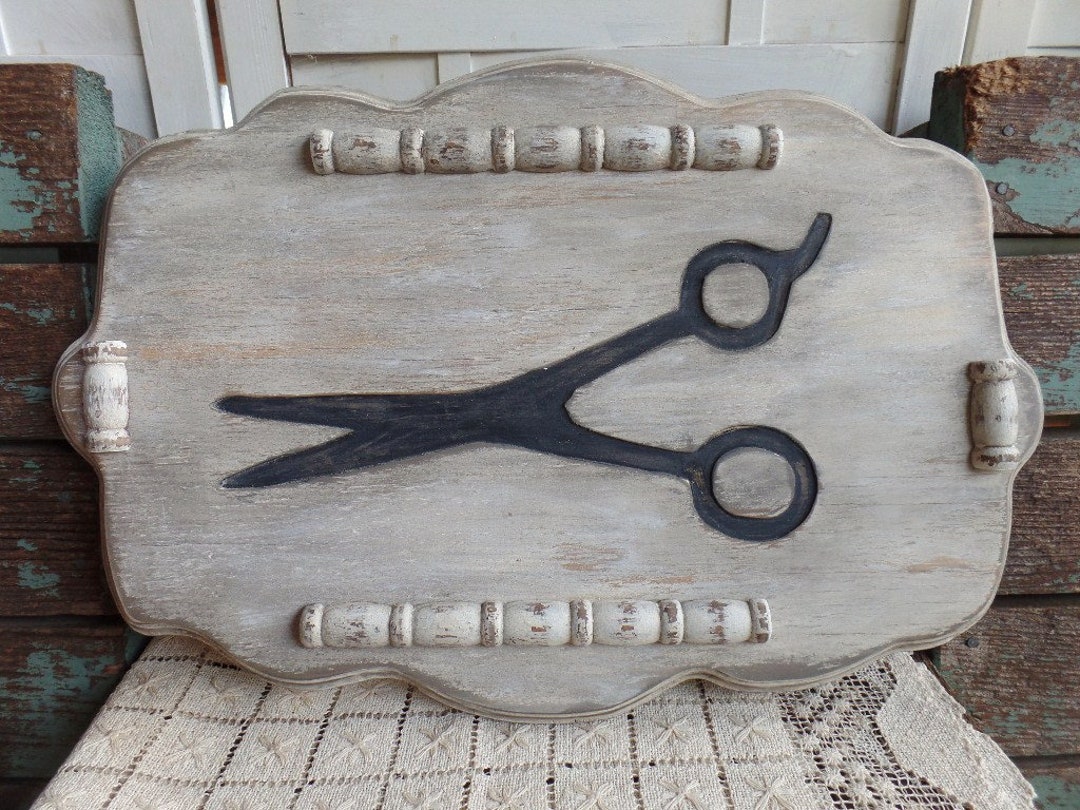 Handmade Folk Art Wood Sign Barber Beauty Shop Shabby Chic - Etsy