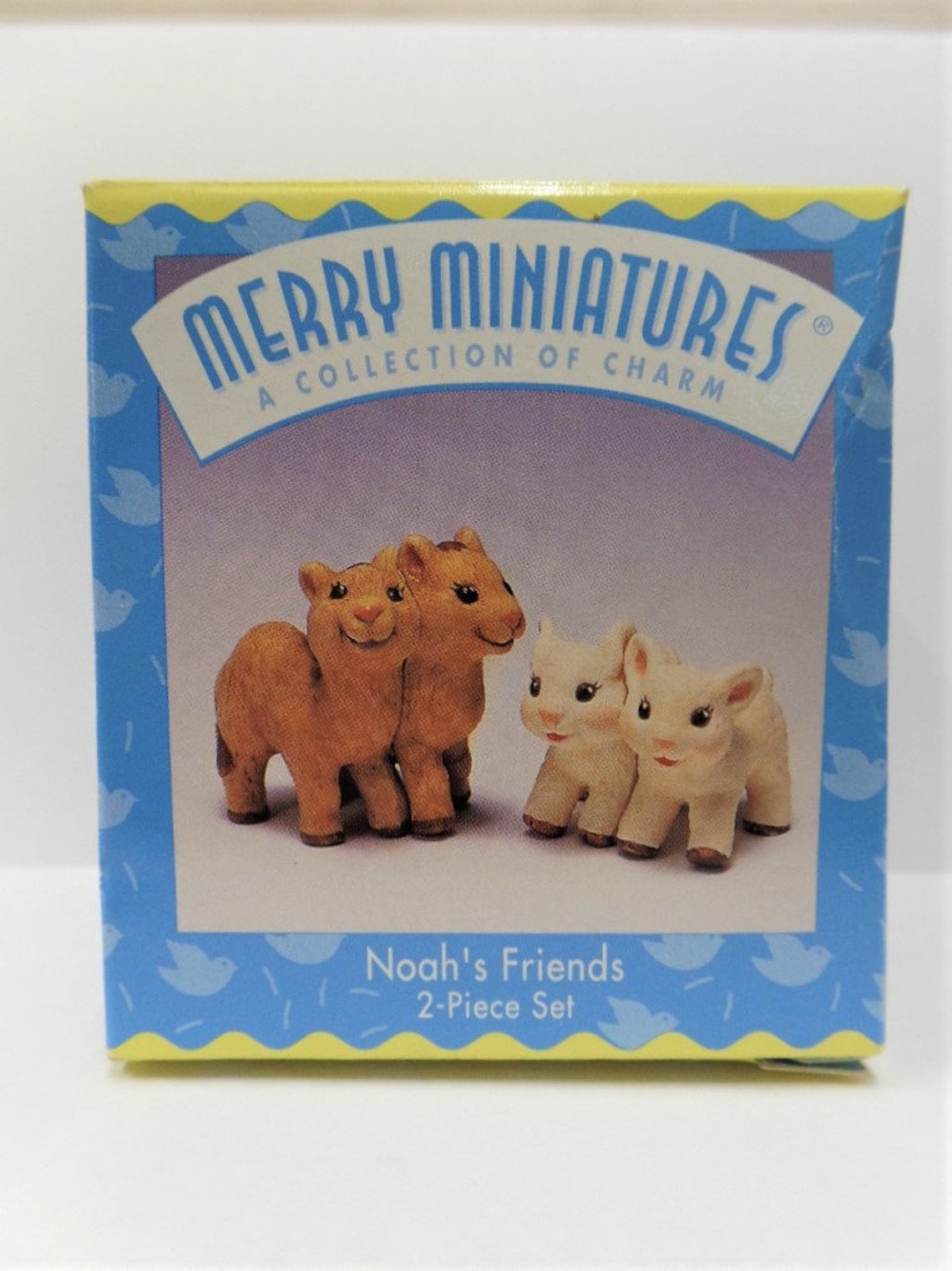 Vintage Hallmark Merry Miniature 1997 Noah's Friends NOS Camels Lambs 2 ...
