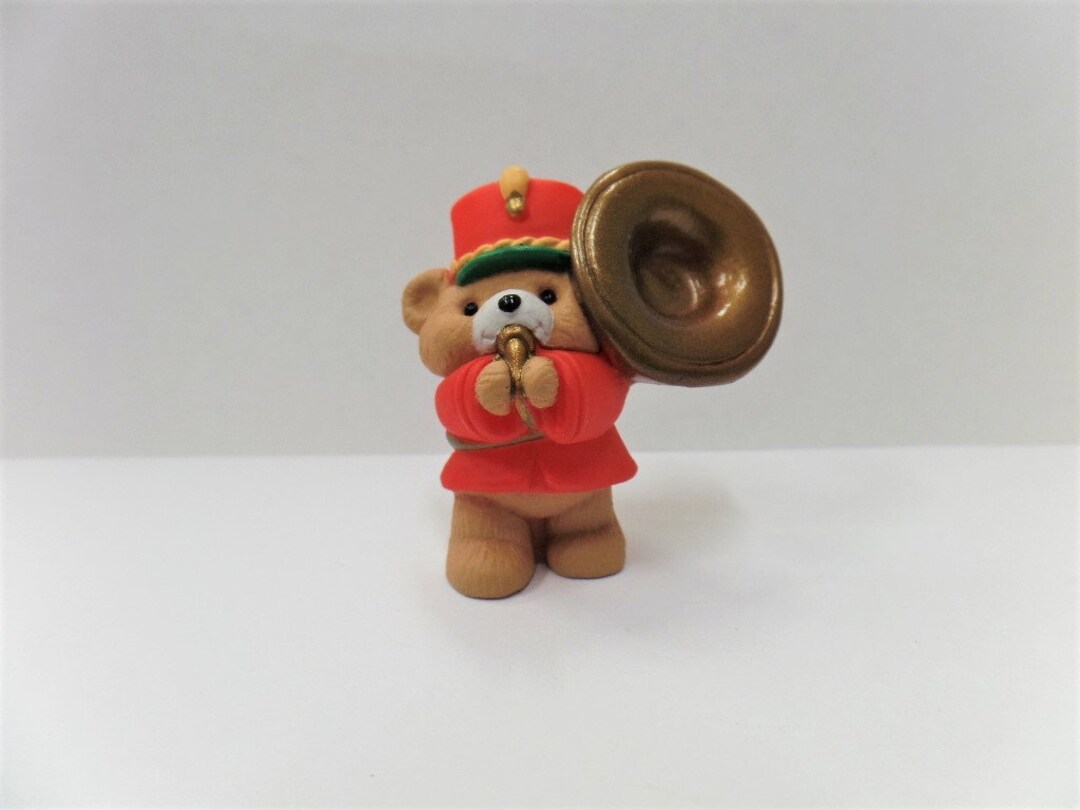Vintage Hallmark Music Makers Bear Christmas Merry Miniature 1991 NOS ...
