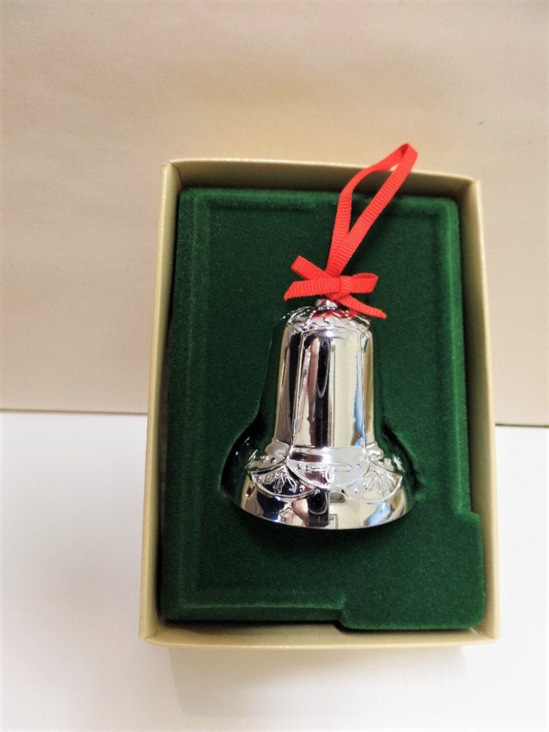 Hallmark Christmas Bell Promo Ornament 1983 NRFB NOS RARE! Metal Bell ...