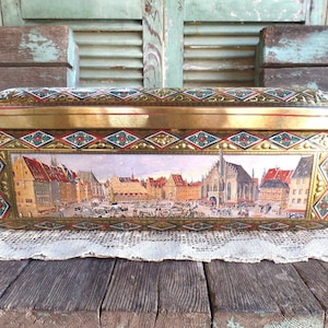 Extra Large Vintage German Cookie Tin Lebkuchen Schmidt - Etsy