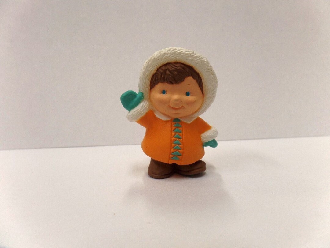 Vintage Hallmark Eskimo Child Christmas Merry Miniature 1993 NOS - Etsy