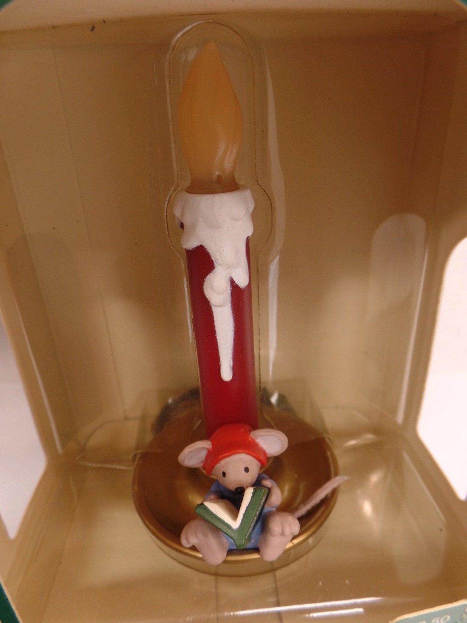 Hallmark Chris Mouse Lighted Christmas Ornament 1985 NOS 1st in Series ...