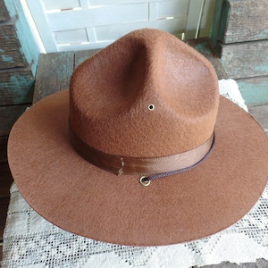 Vintage Boy Scout Hat Felt Hat Forest Ranger - Etsy