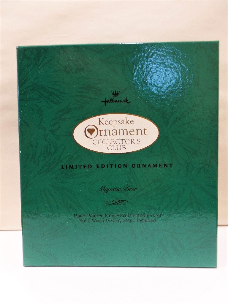Hallmark Majestic Deer Keepsake Collector's Club Fine Porcelain and ...