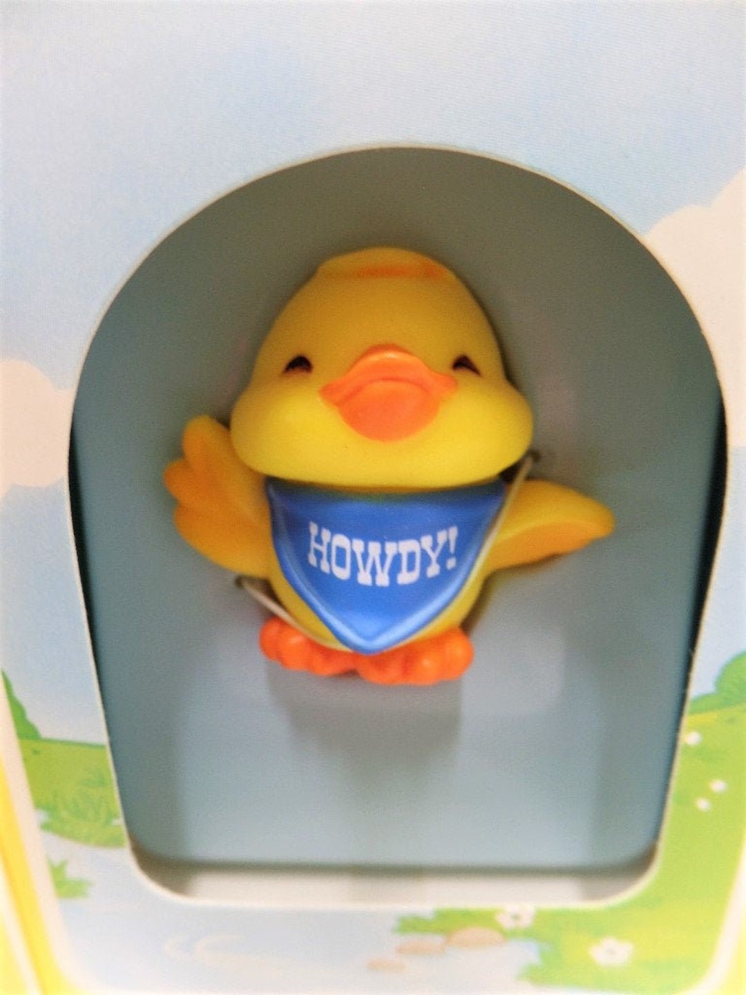Vintage Hallmark Duck Merry Miniature Greetings 1984 Howdy! NOS Added ...