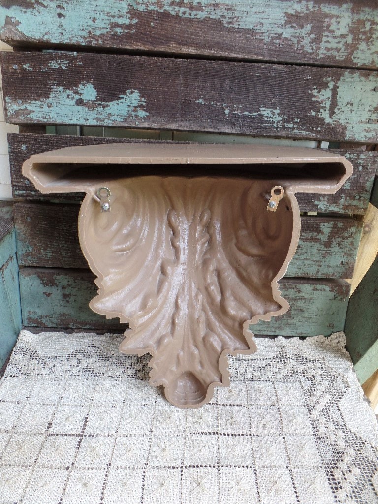 Vintage Homco Ornate Wall Shelf Hollywood Regency 1970's | Etsy