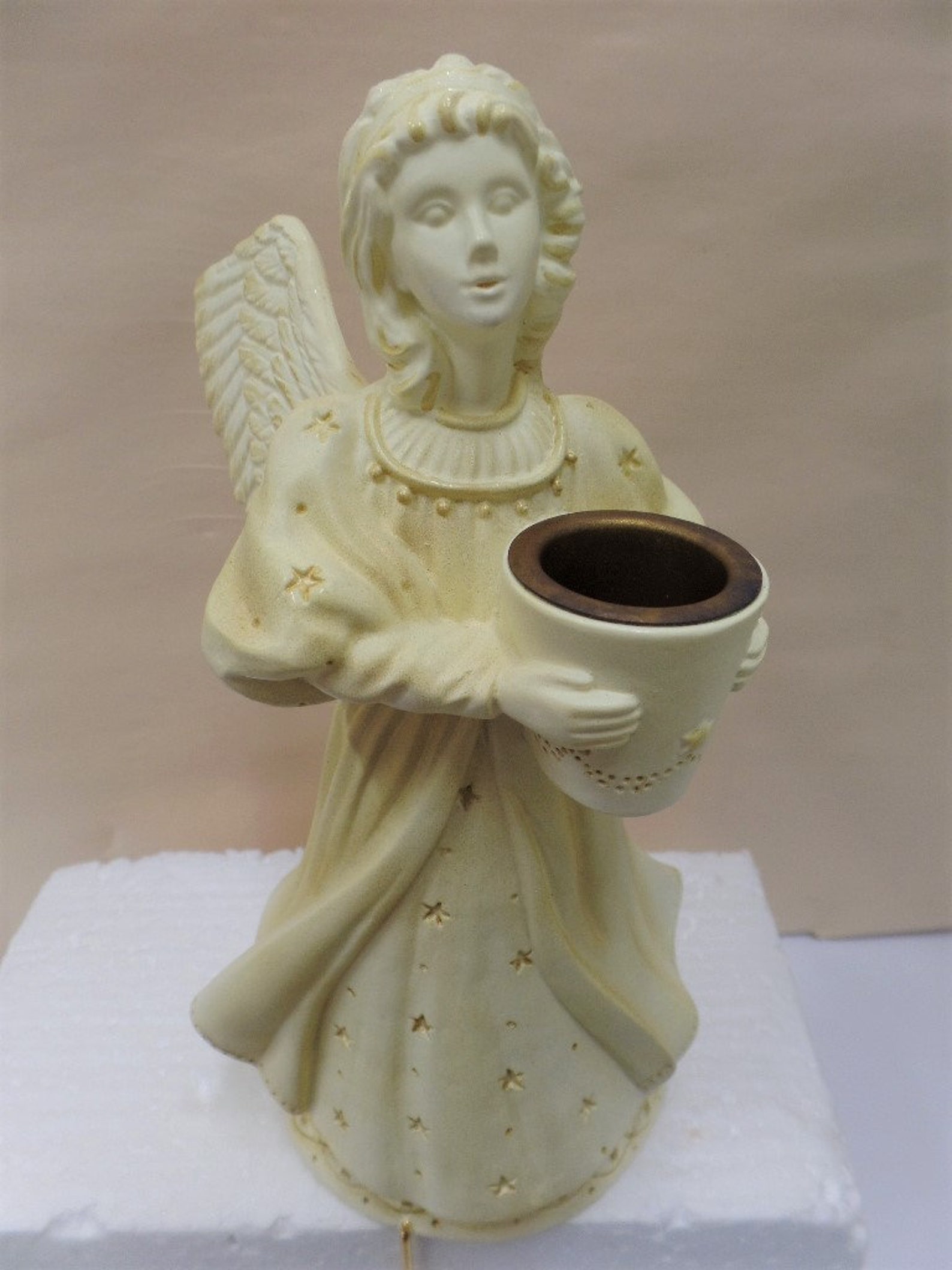 Vintage Hallmark Angel Stocking Hanger 1992 NOS RARE Candle | Etsy