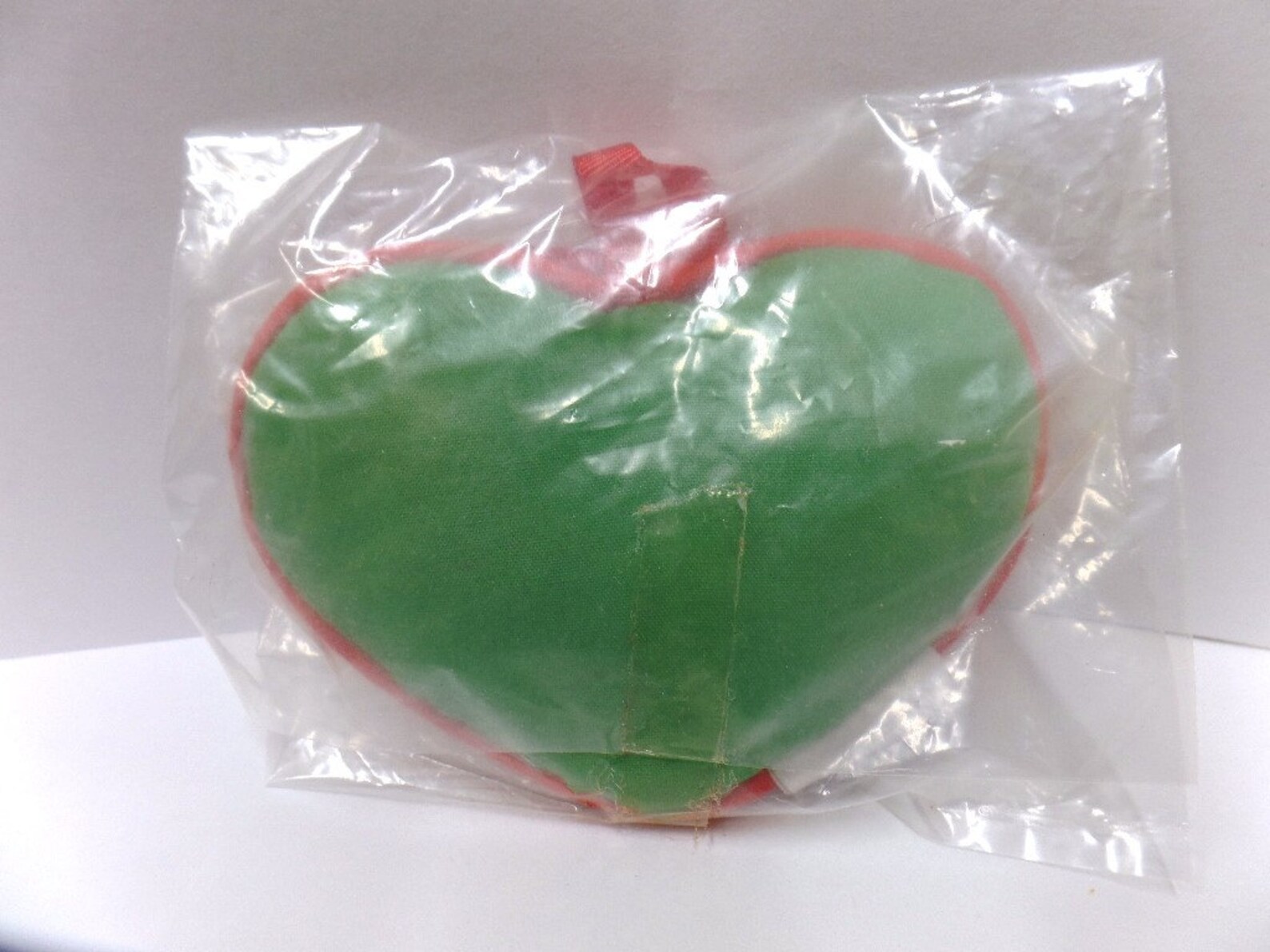 Hallmark Heart With Santas Fabric Christmas Ornament 1984 NOS - Etsy