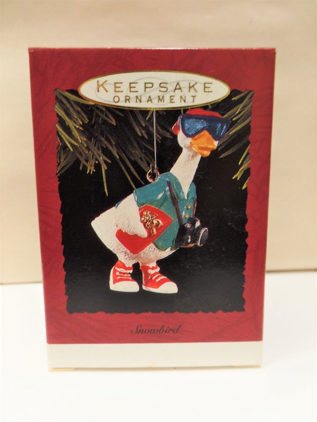 Hallmark Snowbird Christmas Ornament 1993 NOS NRFB Goose Duck - Etsy