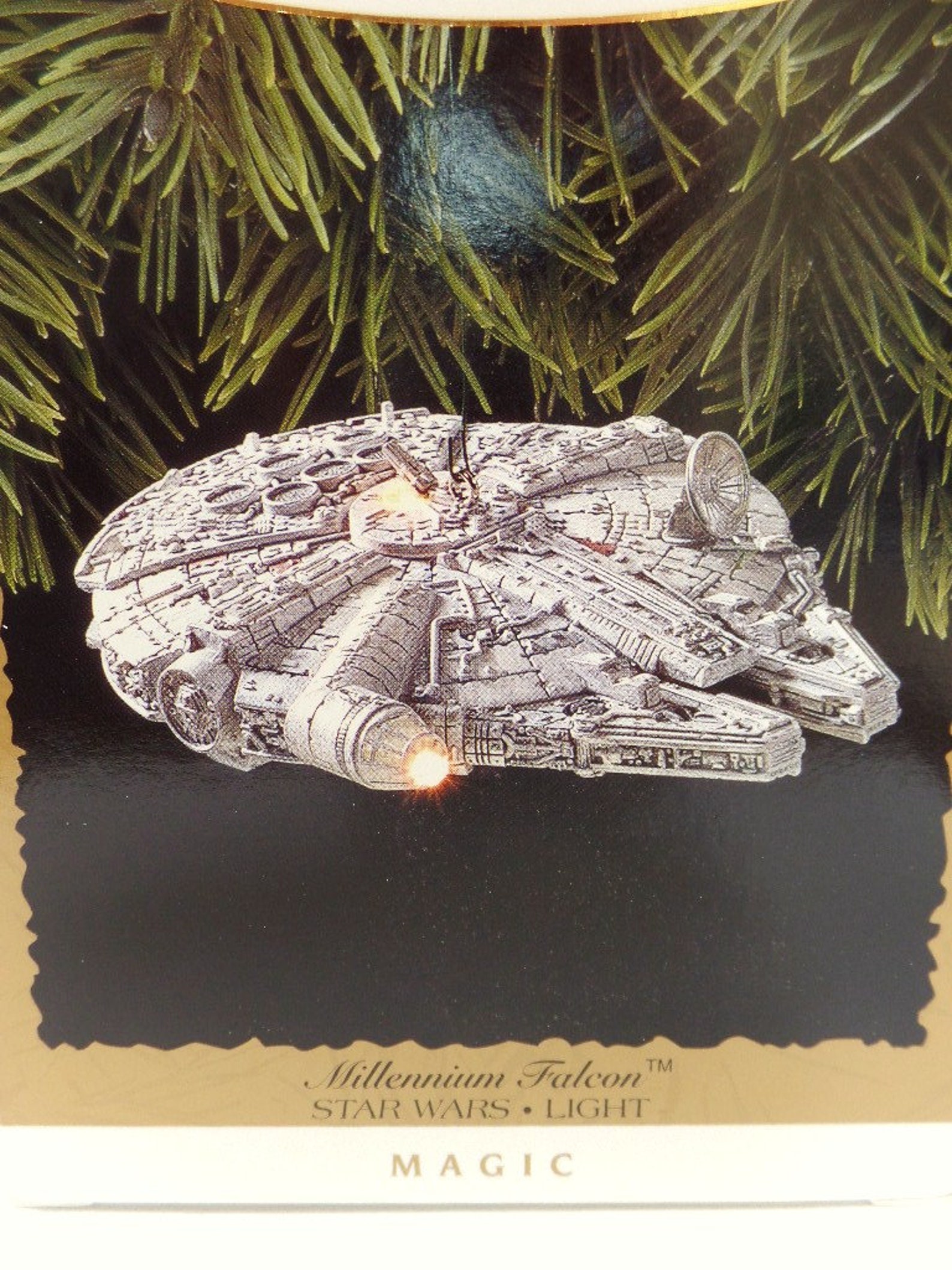 Hallmark Millennium Falcon Lighted Christmas Ornament New NRFB - Etsy